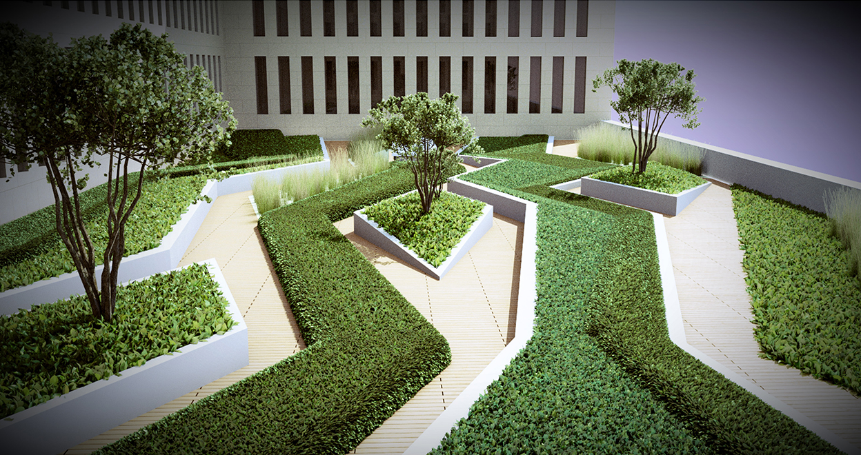 Zieleń na dachu hotelu - EMSIDE | Zielone dachy